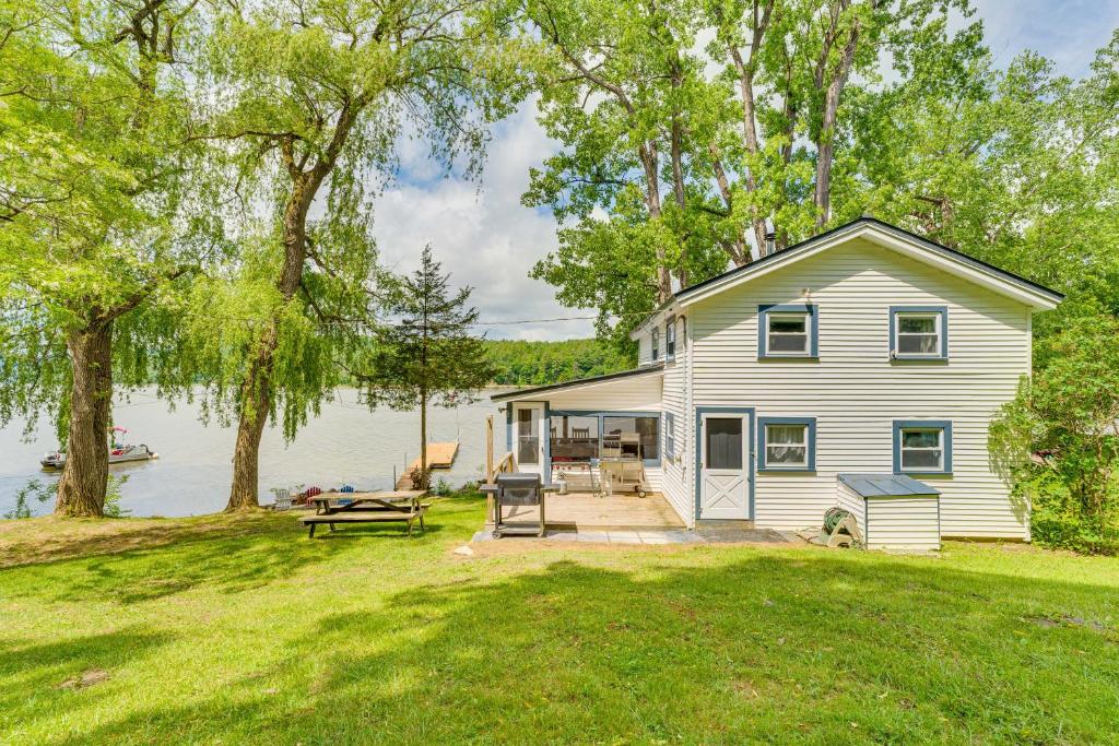Waterfront Home on Lake Champlain with Dock and Kayaks, Orwell ...