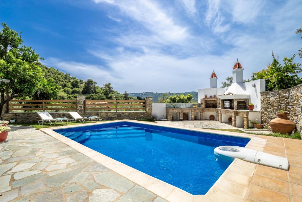Alexandra Pool Villa - Comfort & Views Near Town, Skopelos Town ...