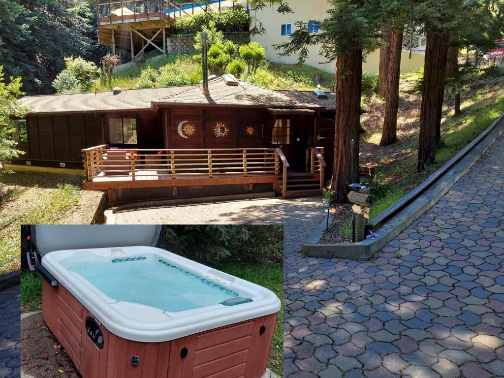 Redwood Retreat walk to downtown Mt Tam Muir Woods, Mill Valley ...