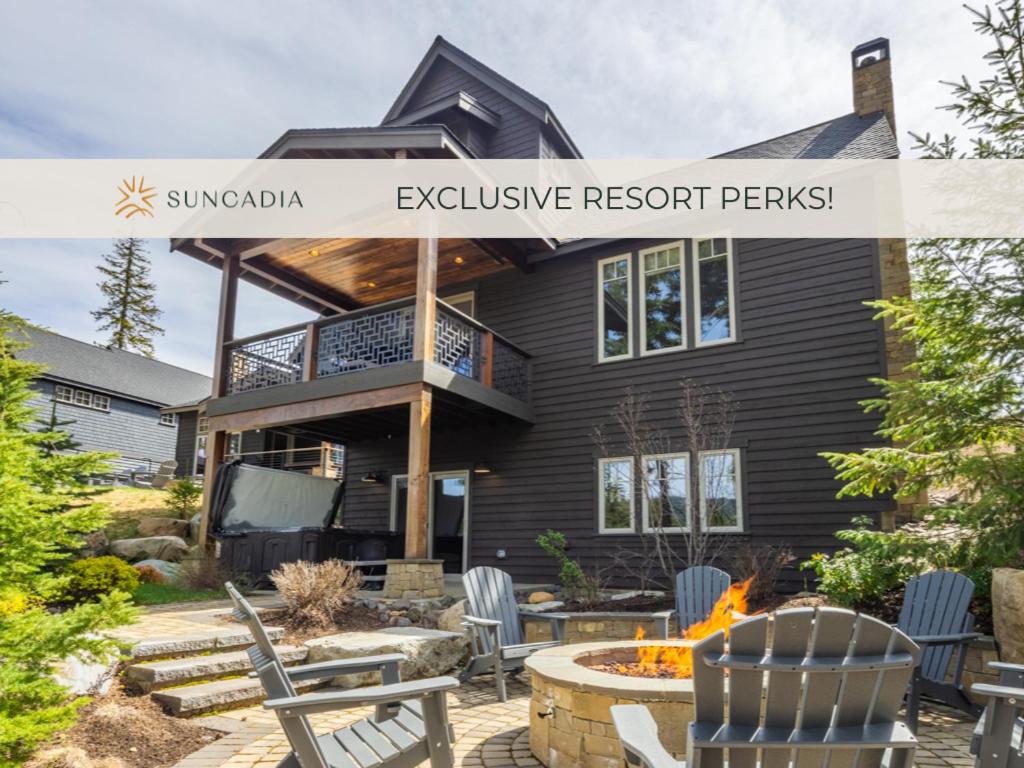 Suncadia 4 Bdrm Home with Private Hot Tub overlooking Prospector Golf ...