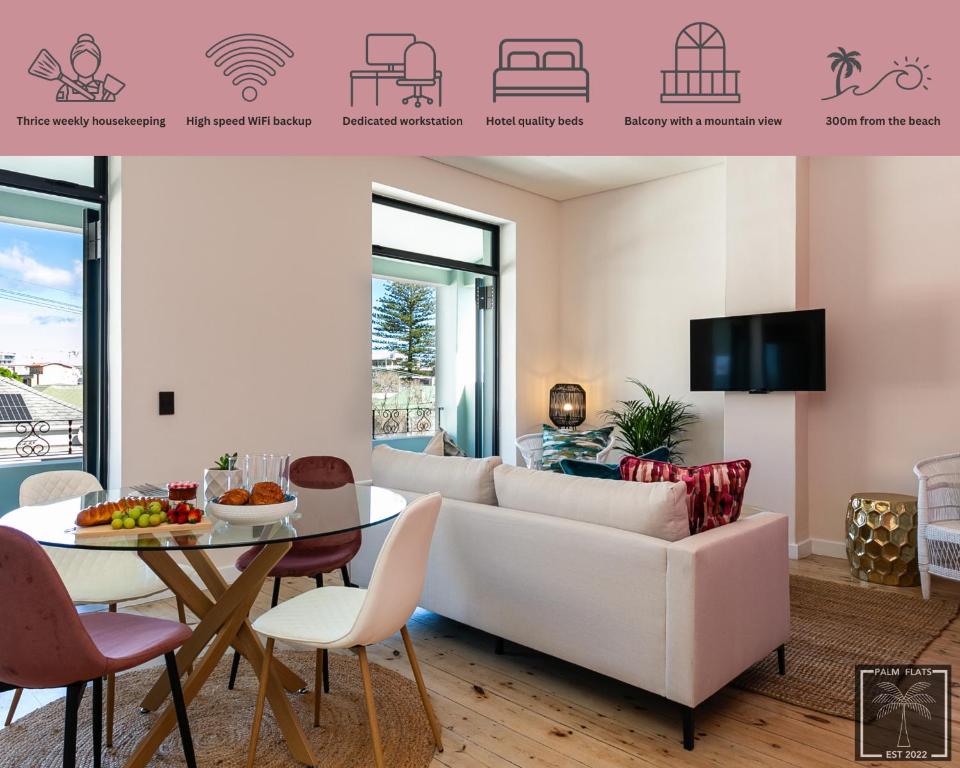 Palm Flats Panoramic Peaks with Mountain View & 350m from sea, Cape Town (updated prices 2026)