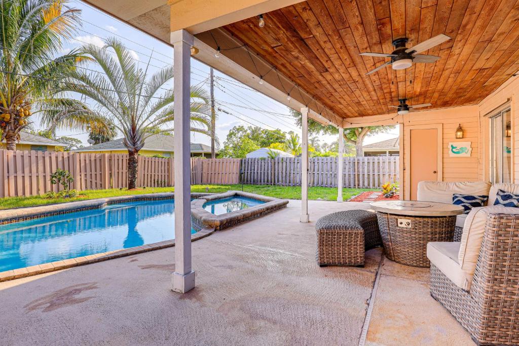 Stuart Oasis with Pool and Game Room about 7 Mi to Beach!, Stuart ...