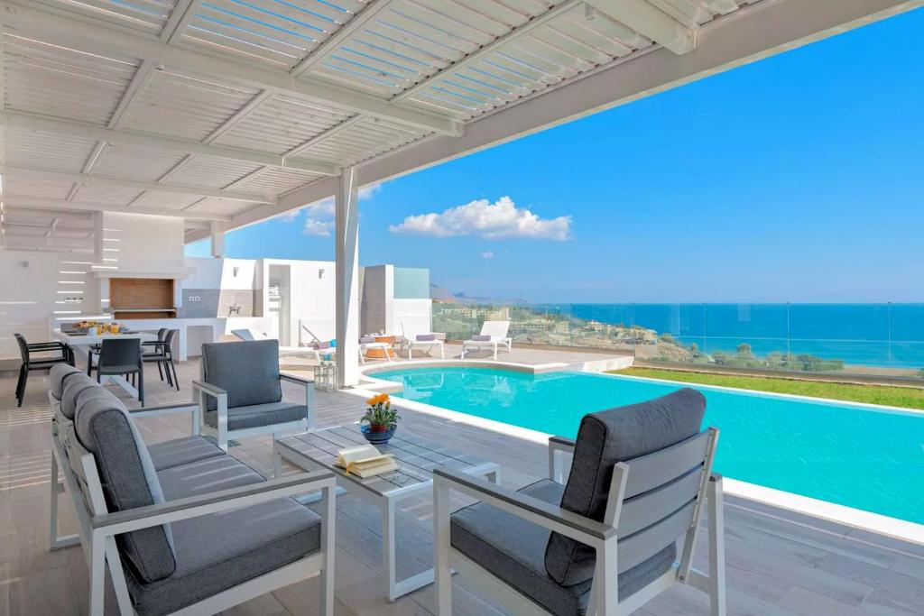 Executive Rhodes Villa Villa Nissos Stunning Sea Views 3 Bedrooms ...