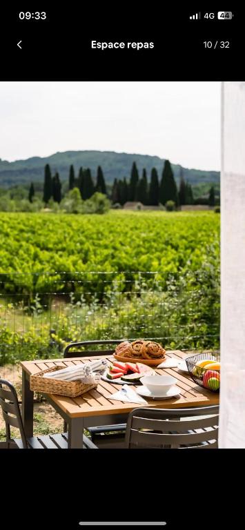 ANNA : vue sur les vignes, spa exterieur, sans vis-a-vis, Goudargues ...