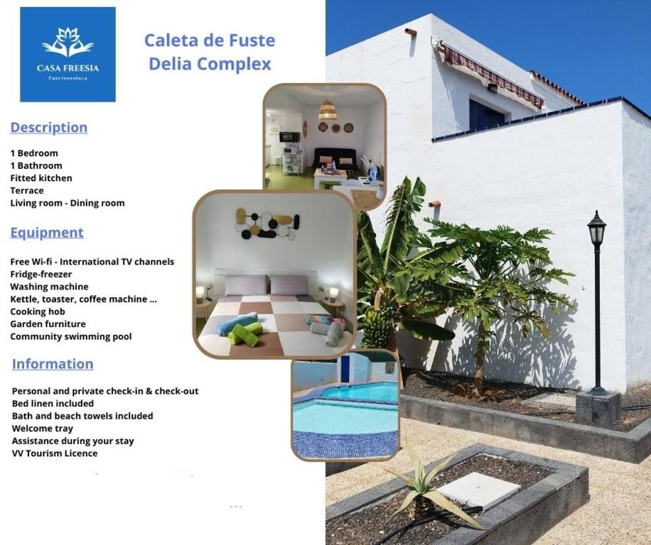 Charmant Appartement Casa Freesia Caleta avec piscine, Caleta De Fuste (updated prices 2024)