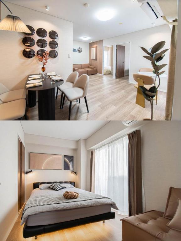 Z7全新装修套房3室2厅 新宿2站4分钟,Max 8p-spacious,3rooms Near Shinjuku, Tokyo ...