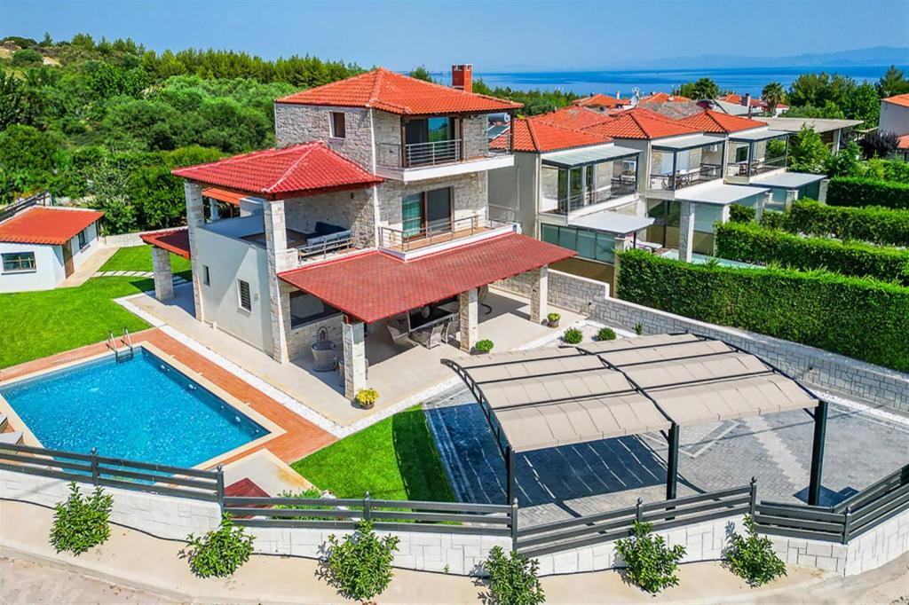 Marina Pool Villa Hanioti 3 bedrooms 8 guests, Hanioti (updated prices ...