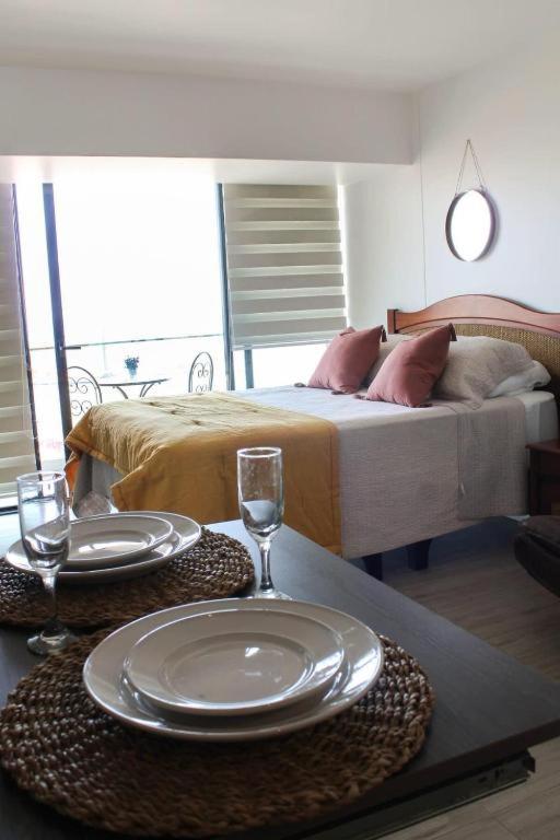 Hermoso Studio Amplio y Terraza e insuperable Vista Servicio HOM ...