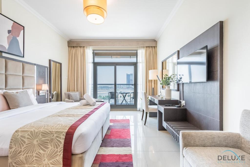 Delightful Studio at Al Madar Siraj Tower 1, Arjan by Deluxe Holiday Homes（ドバイ）：（最新料金：2025年）