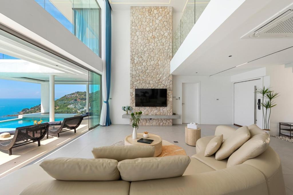 Villa The Wave 2 Residence - Luxury Oceanfront Living in Koh Samui