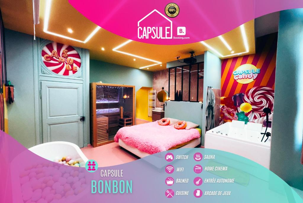 Capsule Bonbon - Balneo - Sauna - Billard - Nintendo Switch, Douai ...