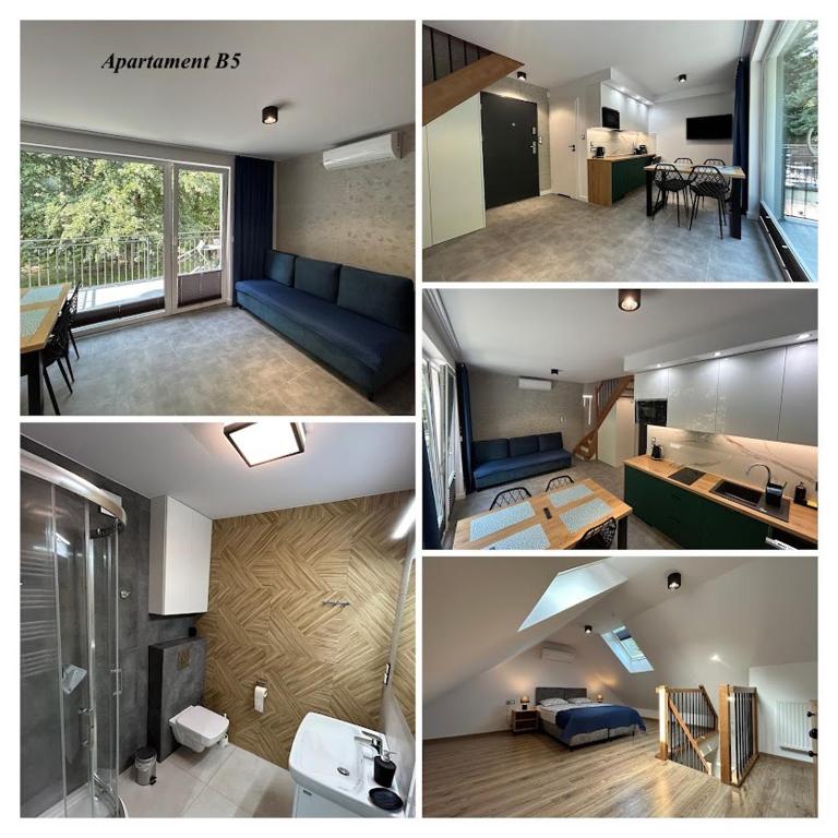Apartamenty w sam las by KLIF Ustka - apartament dwupoziomy z ...