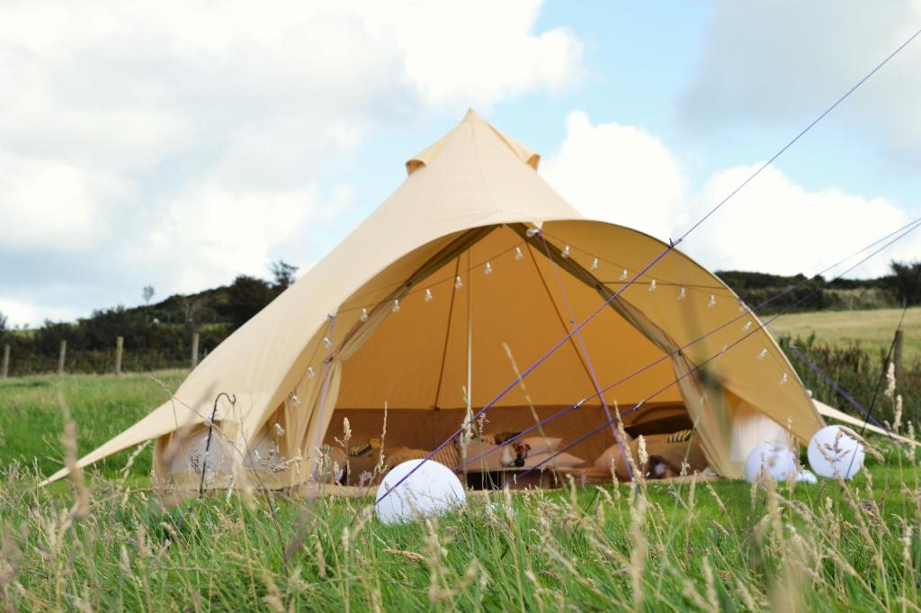 Tylda Tents at Tregonetha Lake - Extra Large 6m Luxury Bell Tent ...