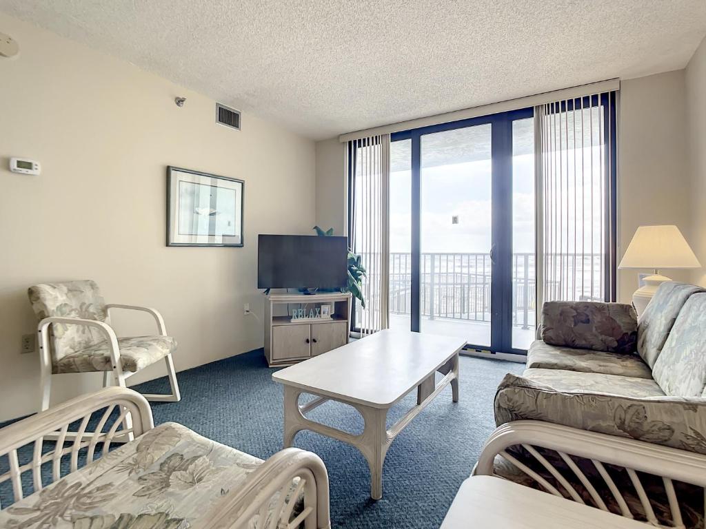 Ocean View with a beachfront pool at Ocean Trillium Condo ~ 204, New ...