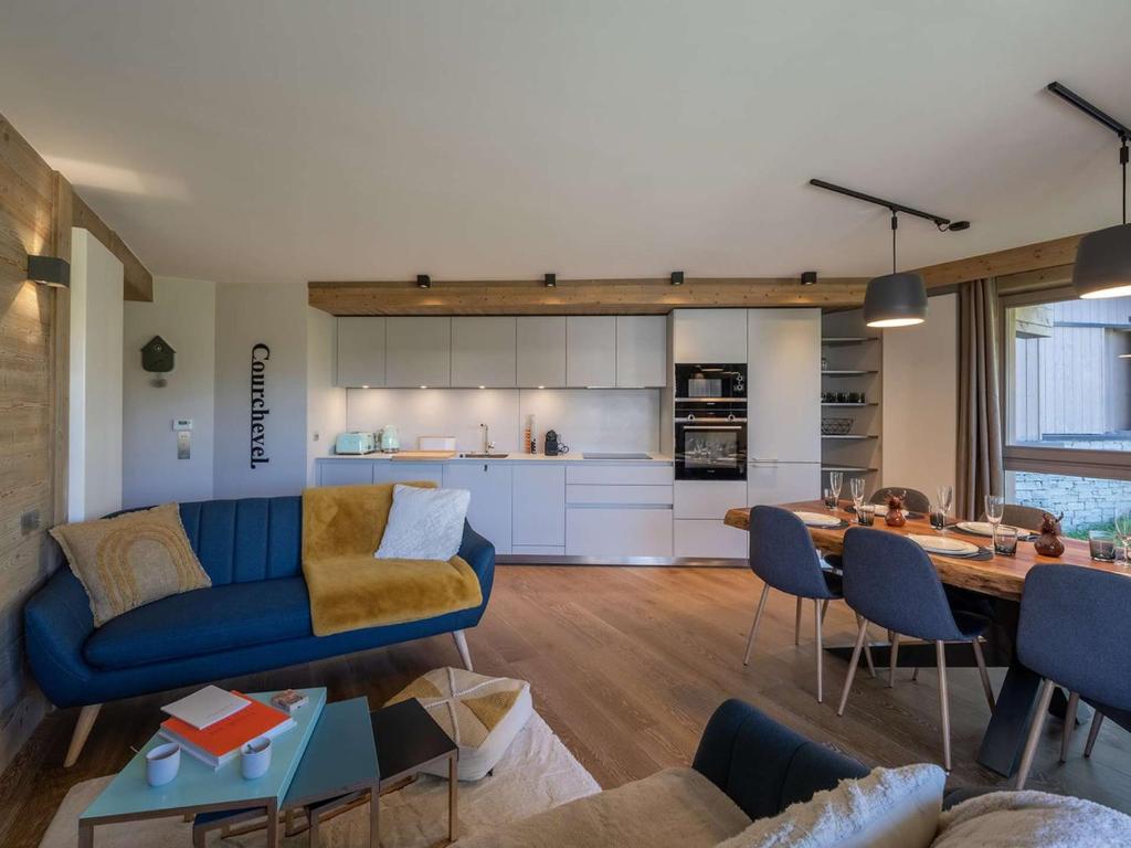 Appartement 8 pers, centre Courchevel, accès pistes, SPA, idéal ...