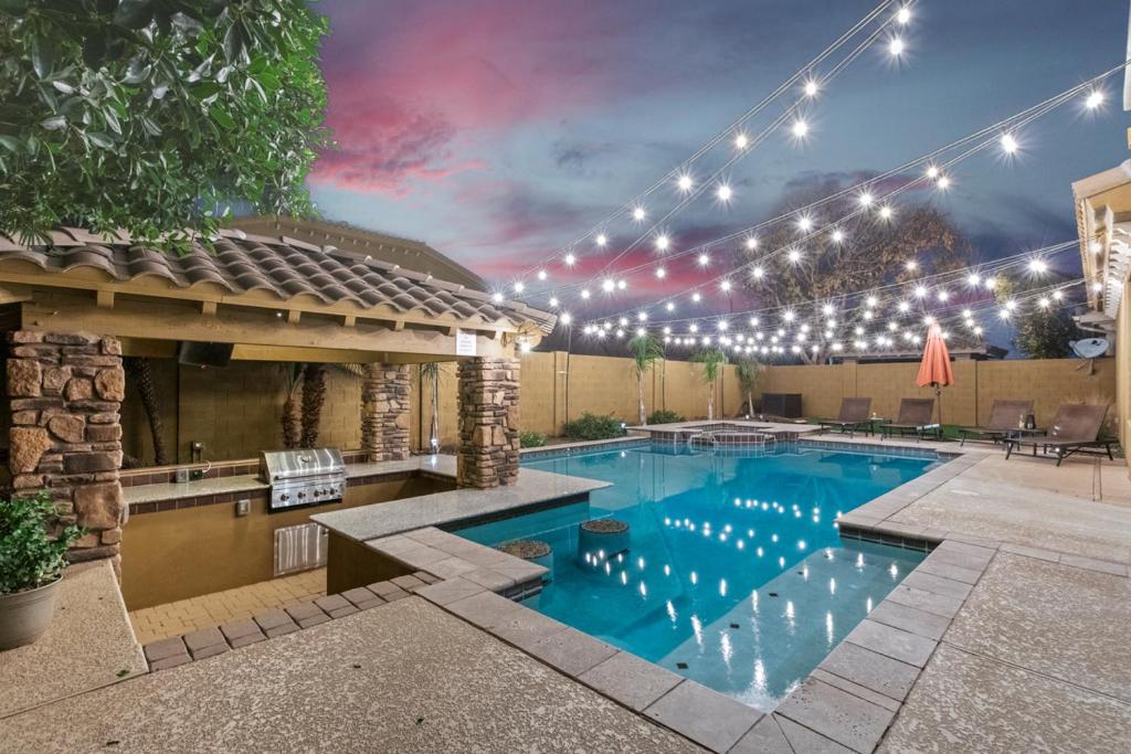 Luxury Retreat with Heated Pool & Hidden Game Room home, Queen Creek ...