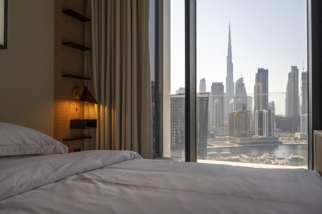 Modern Studio at Upside Living, Business Bay with Burj Khalifa View ...