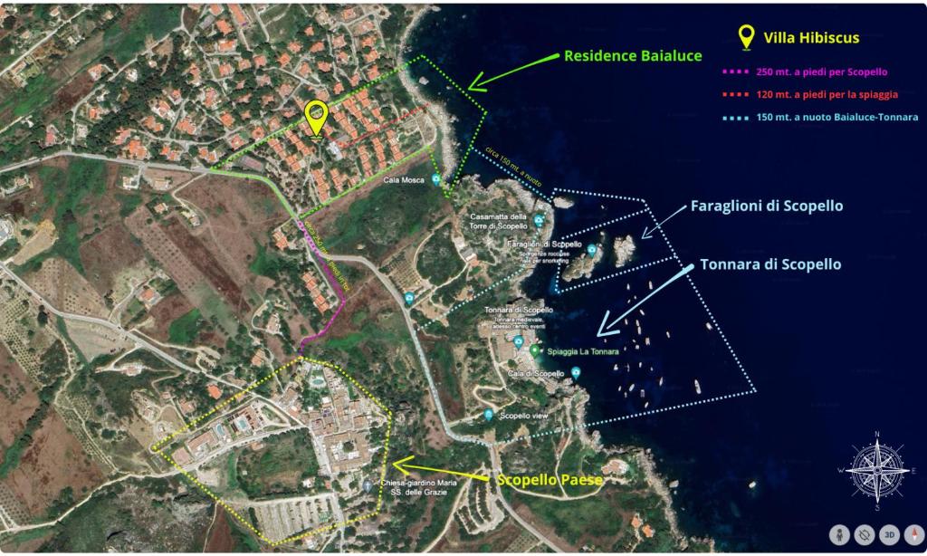 Faraglioni Di Scopello Sicily Map