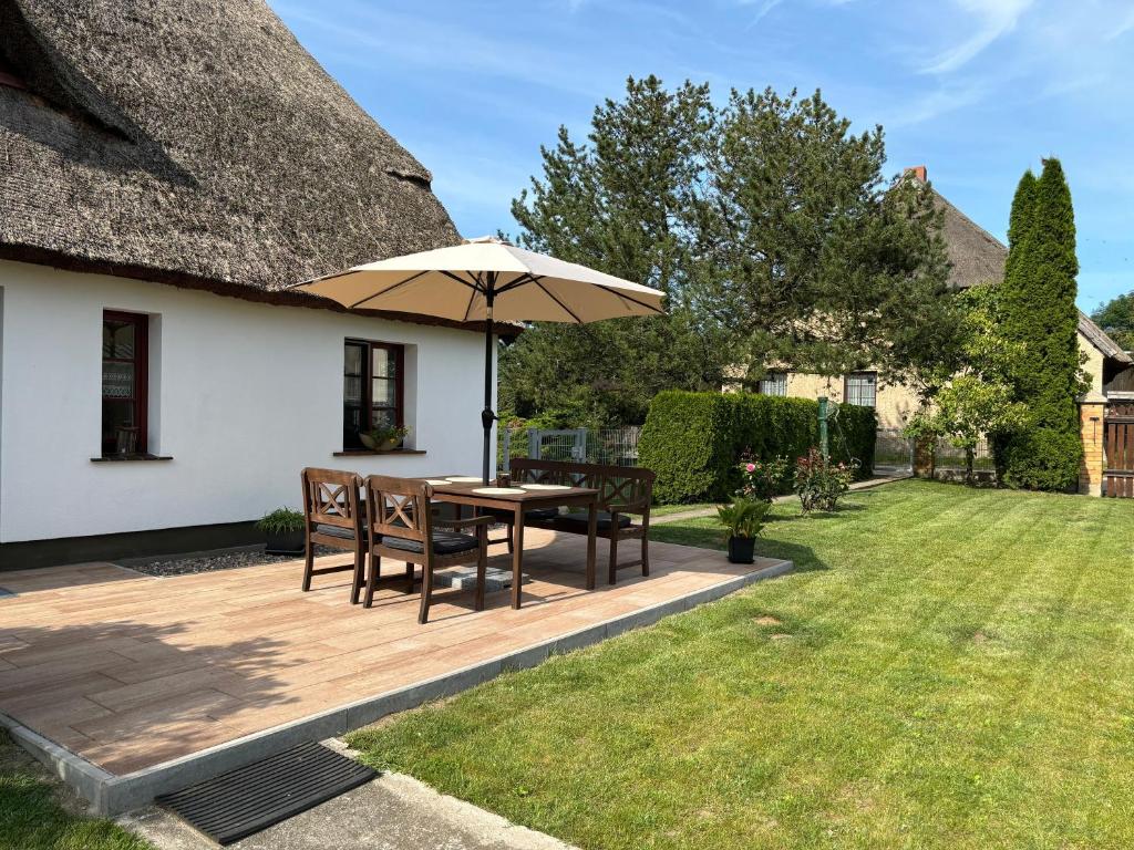 Ferienhaus Juule in ruhiger Lage, Terrasse, WLAN, Krummin ...