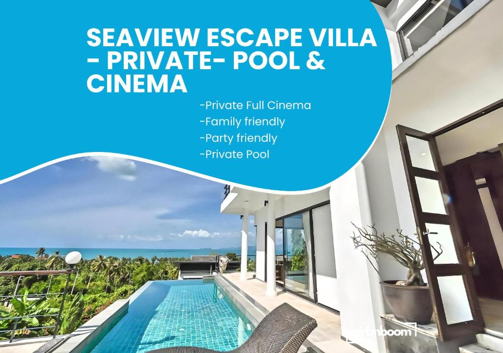 Seaview Escape Villa - Private Pool & Private Cinema, Ban Thong Phlu ...