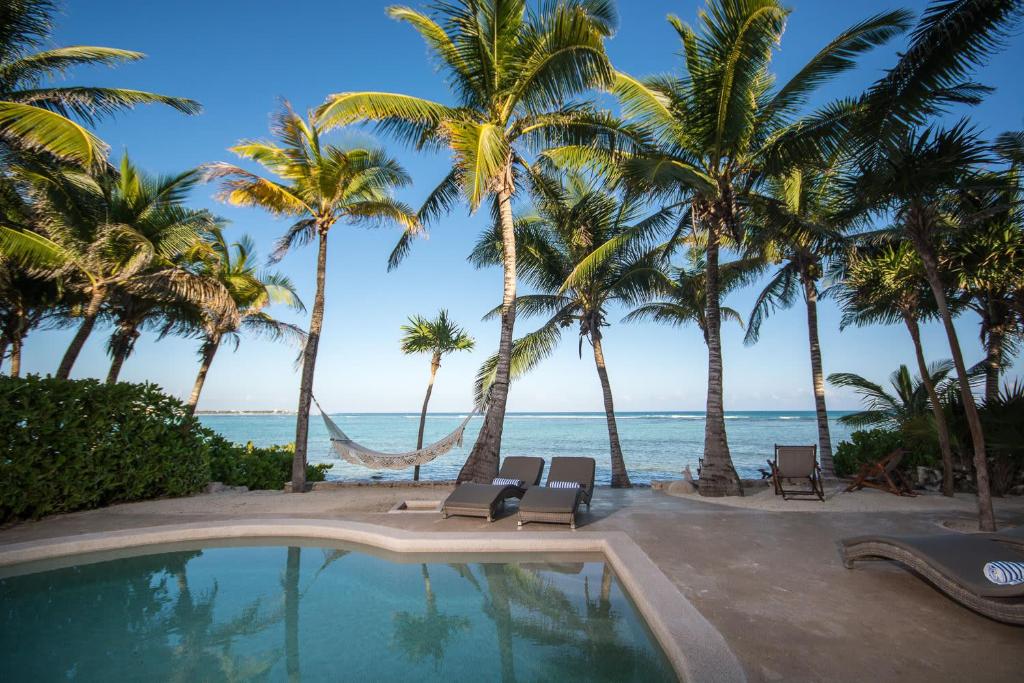 Beachfront with Private Staff in Gated Community, Akumal (updated ...