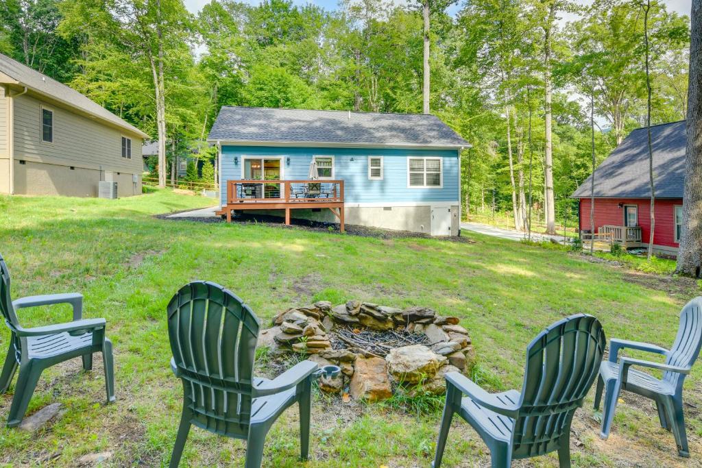 Maggie Valley Resort Home Fire Pit, Pool and Stream, Maggie Valley ...