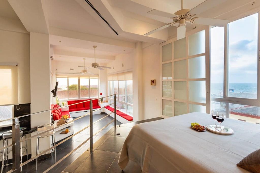 Unique Studio Apartment with Stunning Sea Views, Cartagena de Indias ...
