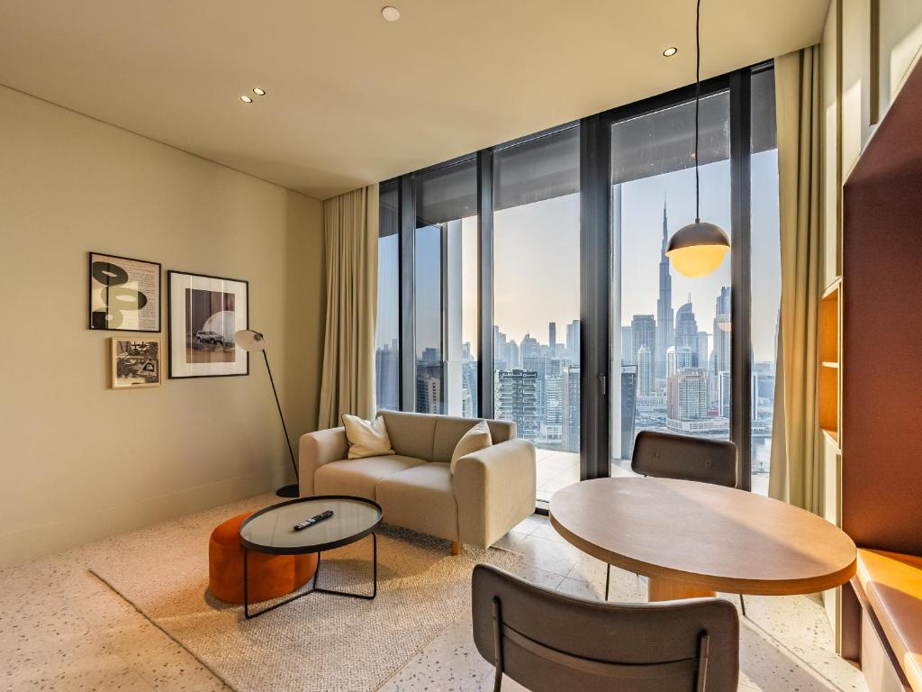 Modern Studio at Upside Living, Business Bay with Burj Khalifa View ...