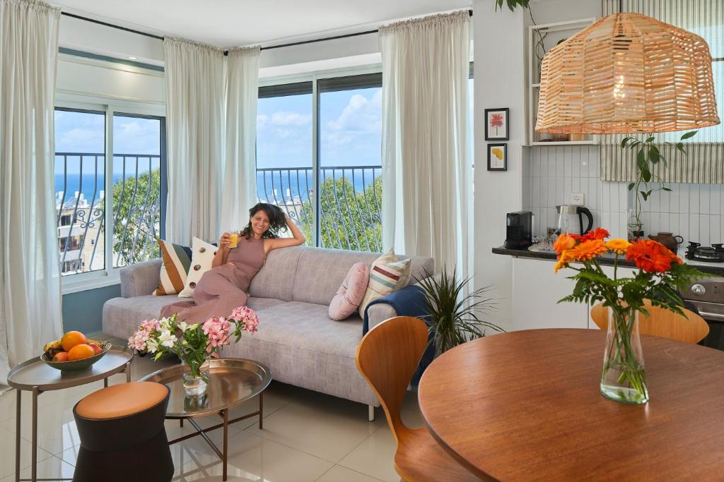 Panorama Sea View! Chic Design Gem, Sha‘ar Ha‘Aliya (updated prices 2025)