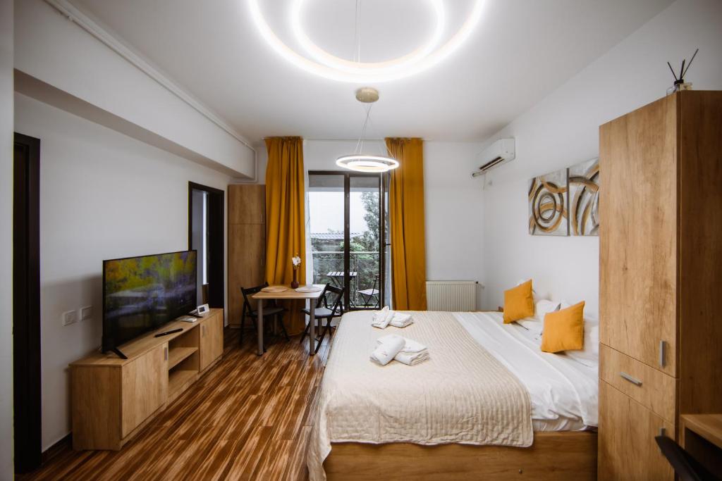 Zen Studio 1 with balcony, Bucharest (updated prices 2025)