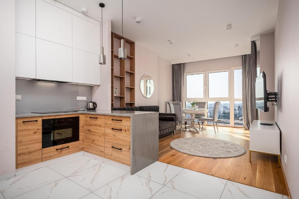 Kasprzaka 29 Wola Tower 3 Rooms, 80m2 16th floor, Free Garage BY ...