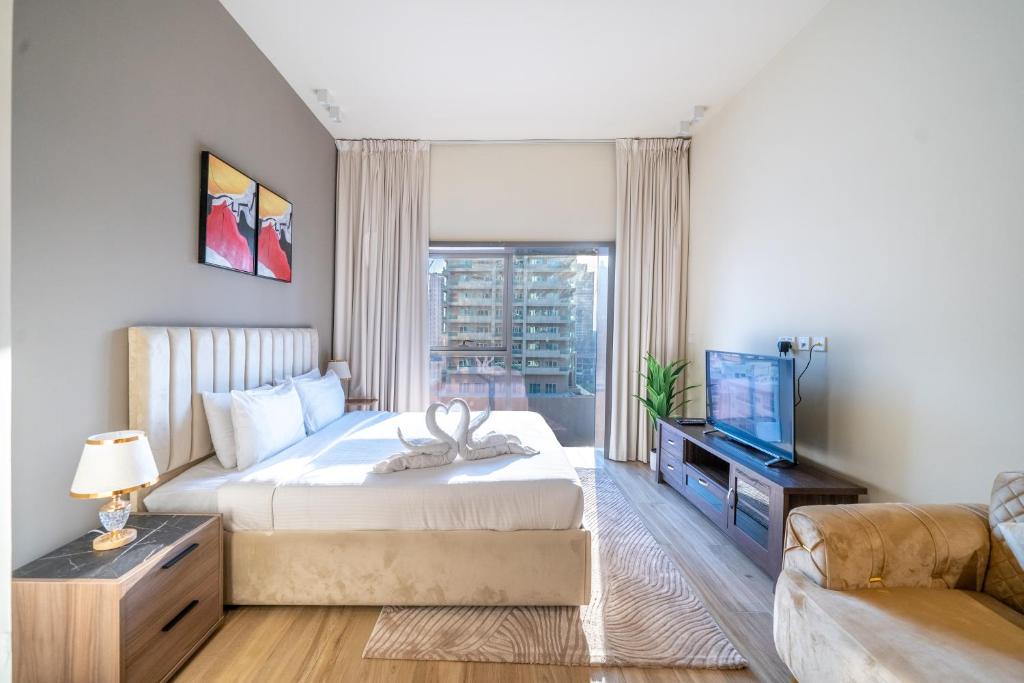 Elegant Studio Apartment in Park View Tower JVC, Dubai (updated prices ...