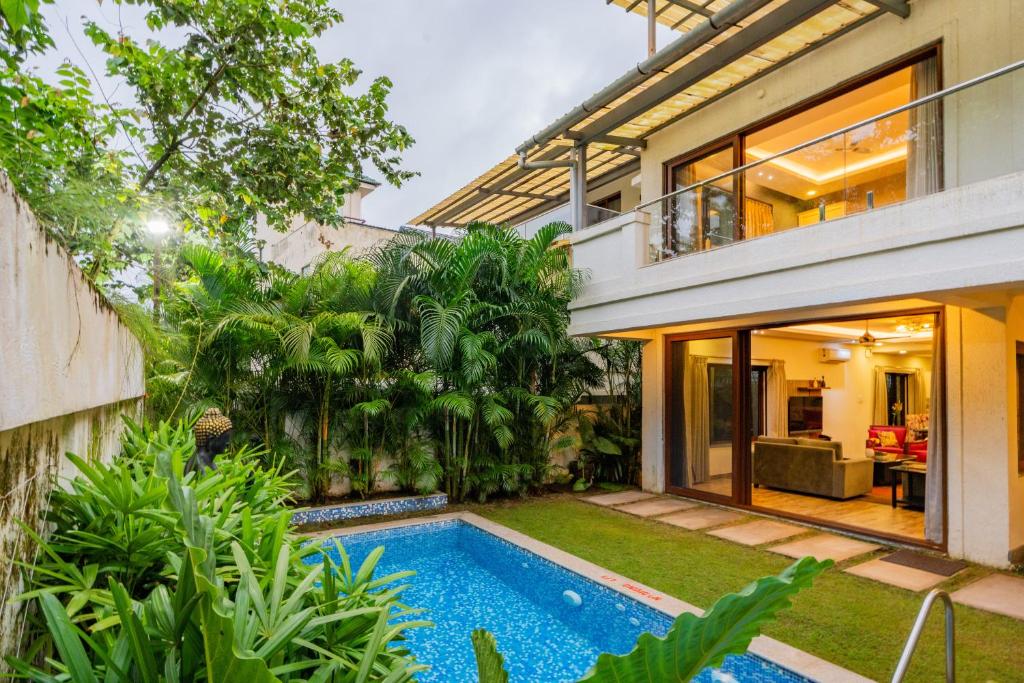 ELIVAAS 4 BHK with Pvt & Outdoor Sitting Area - Anasa, Goa (updated ...