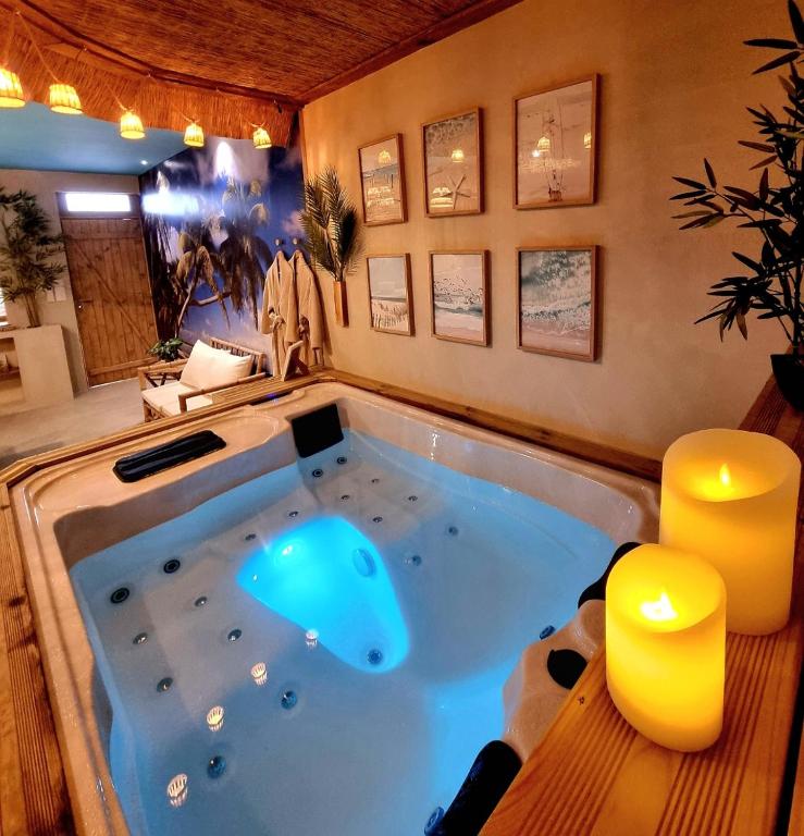 Appart&Spa Aloha, 100m de la plage, Les Spas de la Mer, Plein cœur du ...