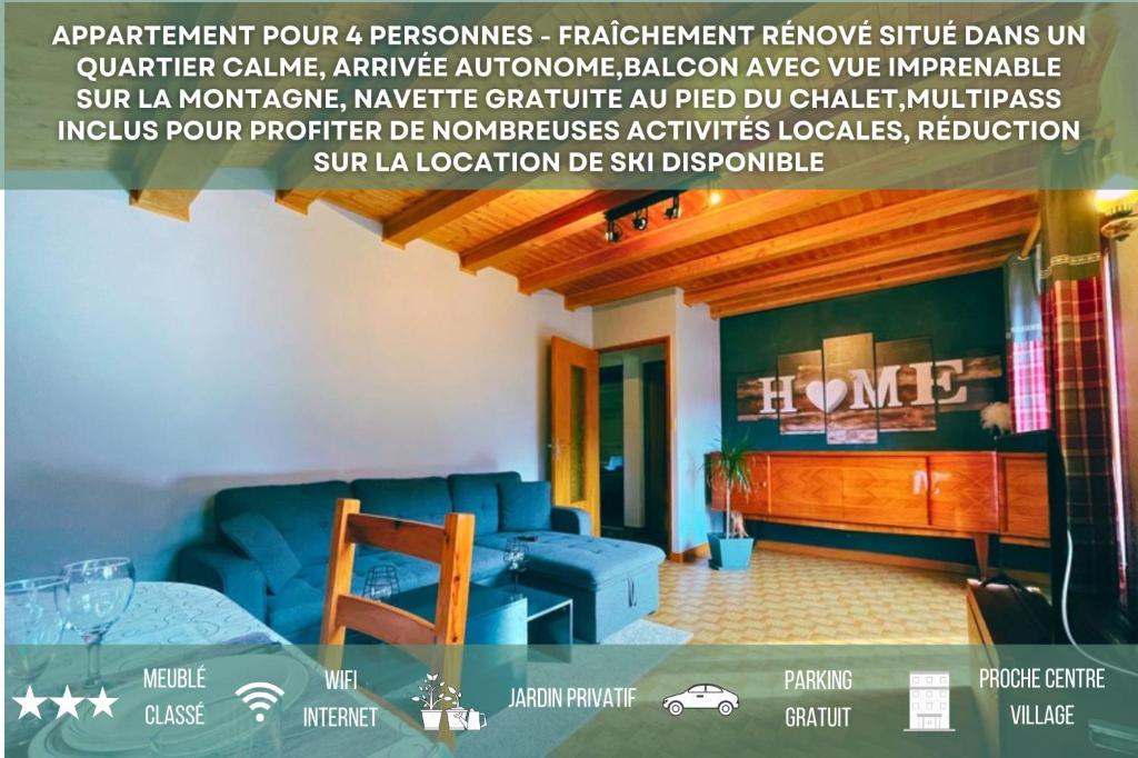 Chalet Chez Gaby 2 - Vue imprenable au calme - Proche du centre ...