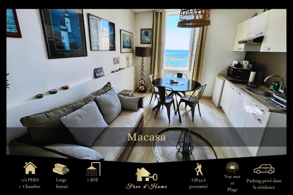 Macasa, vue mer, cosy, parking privé, GR34 2 personnes, Clohars-Carnoët (updated prices 2025)