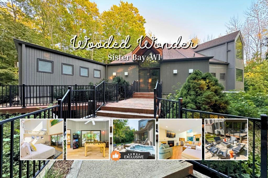 Wooded Wonder - Modern Home with Hot Tub, Games & Best Location, Sister ...