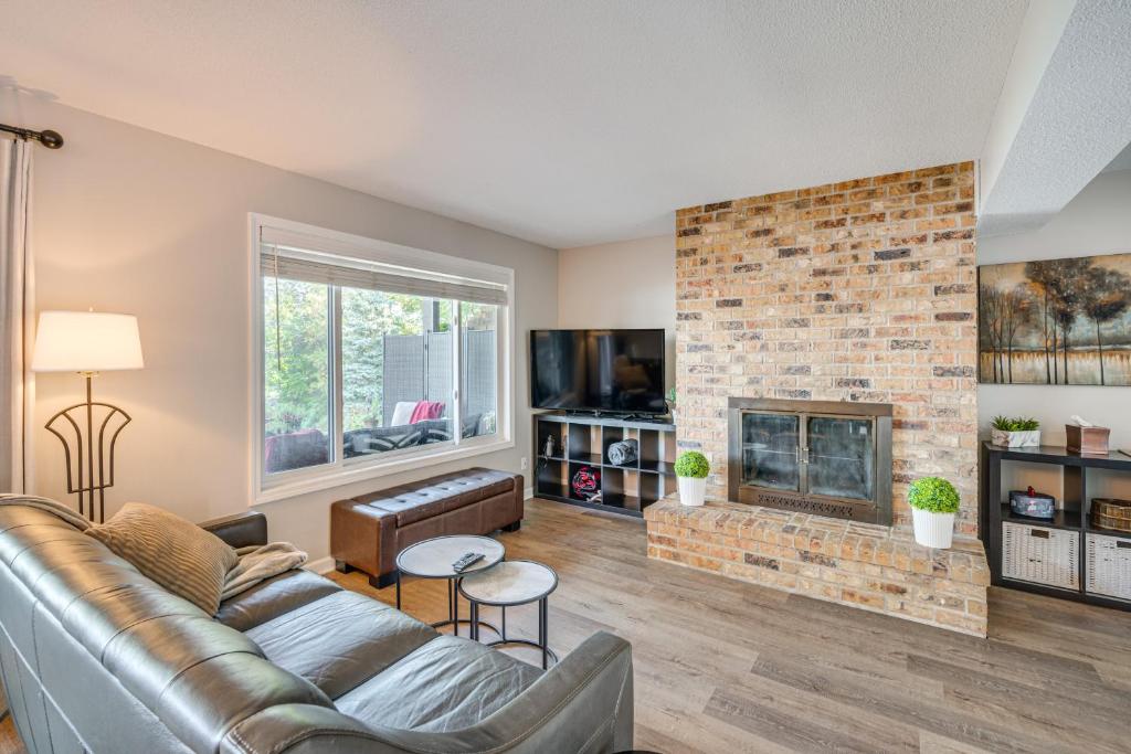Riverfront Champlin Townhome with Deck and Water View!, Champlin ...