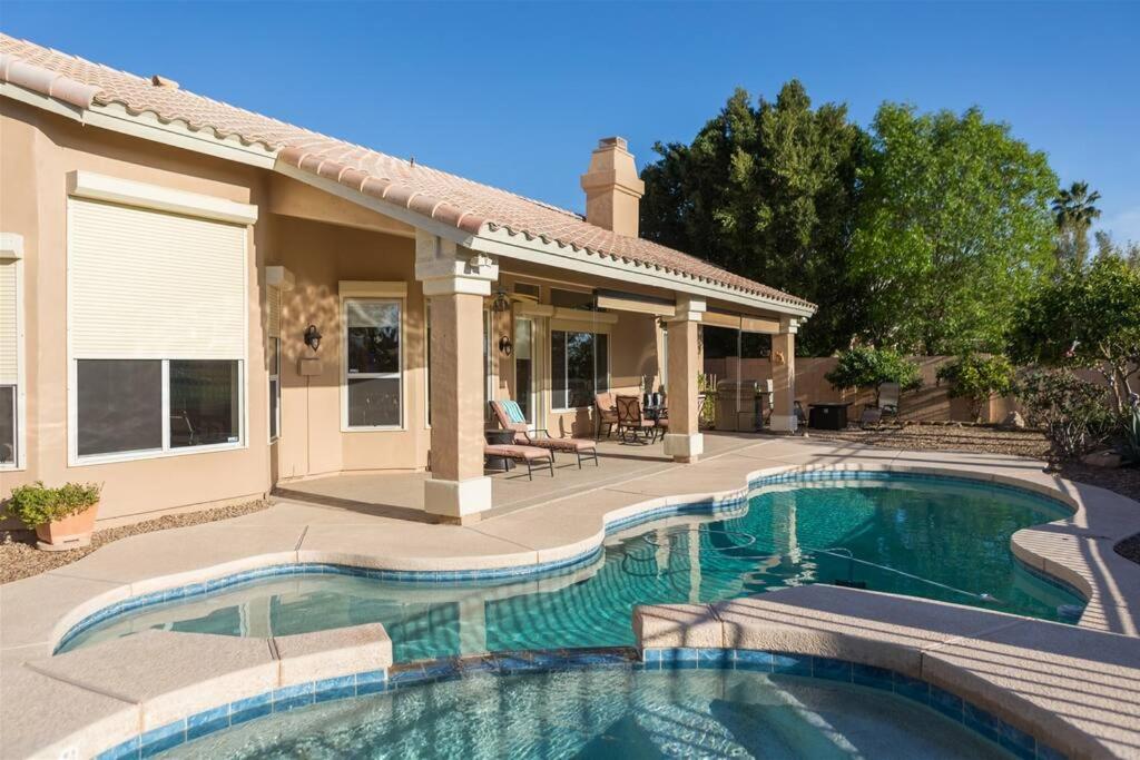Spacious golf course house with pool heater, spa, Goodyear (updated ...