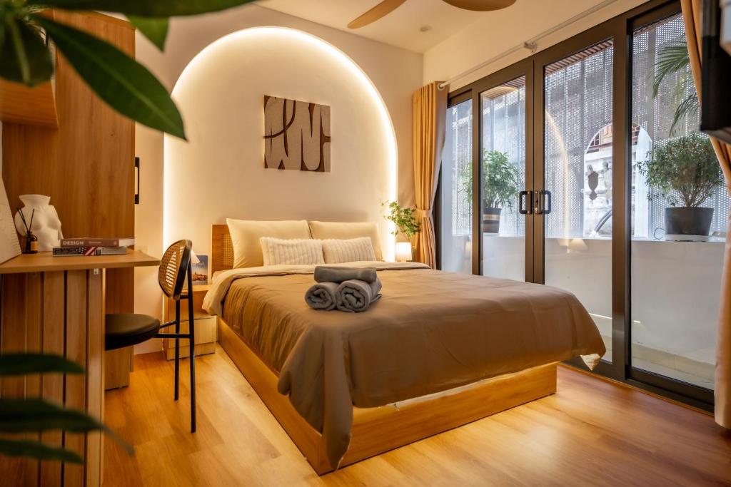 Minimal 4private bedrooms FREE washer&dryer Urban quarter Hanoi Stair ...