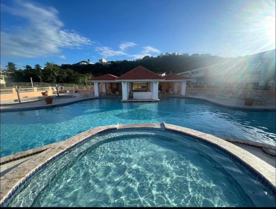 Beach front studio with big pool, Isabela (updated prices 2025)