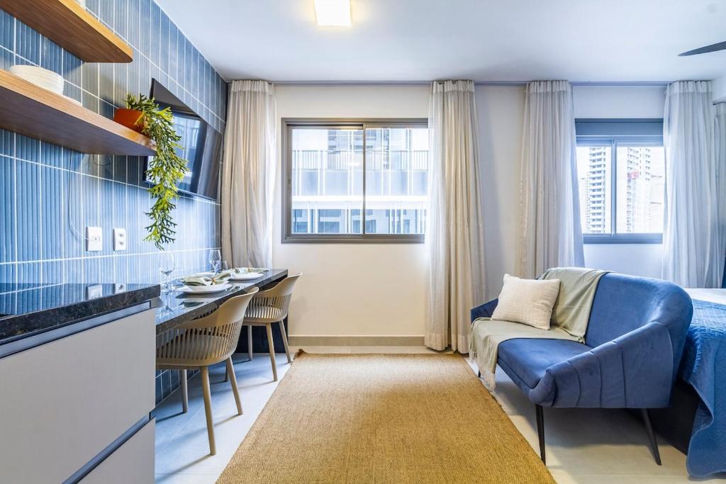 FL710 | Studio Azul - Metrô Faria Lima com piscina, São Paulo (updated ...