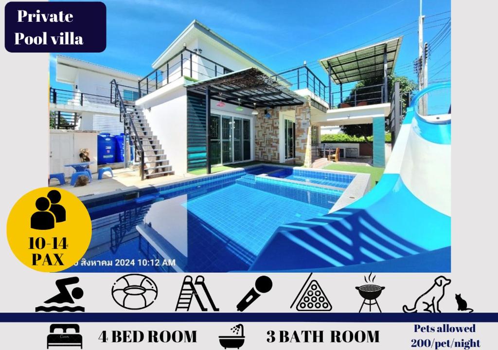 Plus3 Hua-Hin Private Poolvilla from beach 3 km, Hua Hin (updated prices 2025)