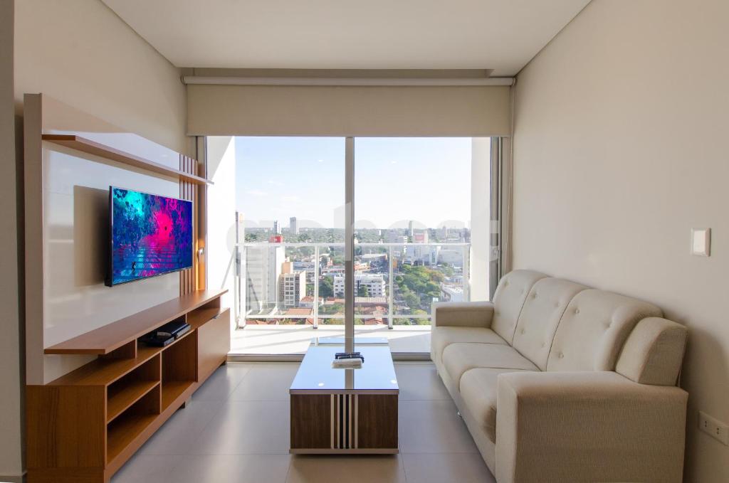 Dazzling 2 bed apt two blocks from Shop del Sol, Assunção (preços ...