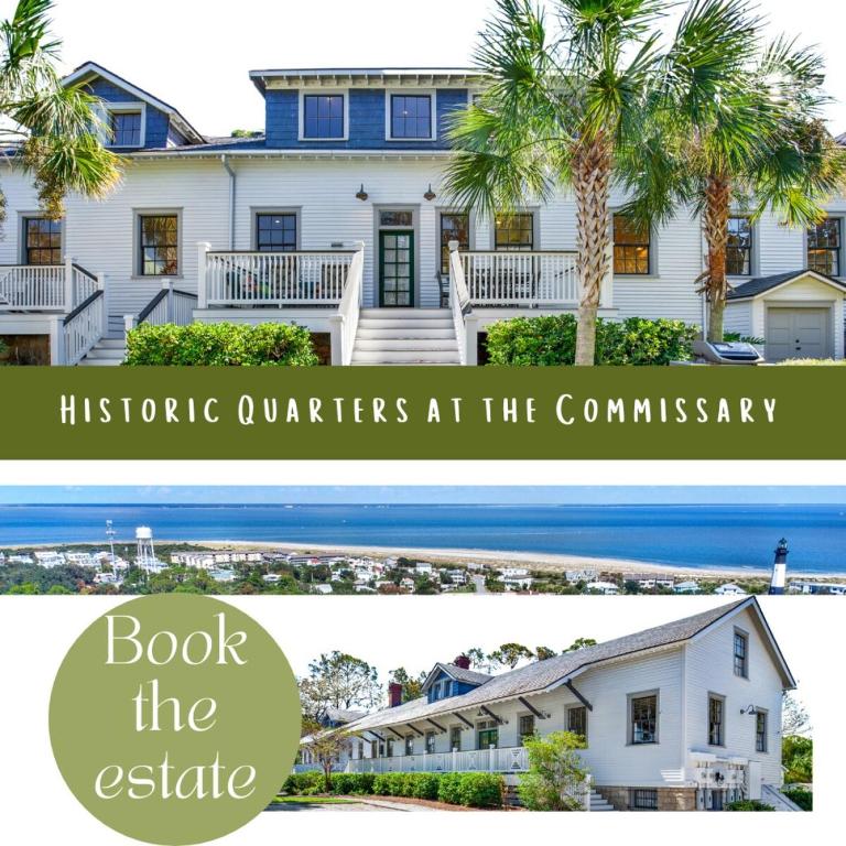 Historic Quarters at the Commissary 3 Unit Estate, Tybee Island ...