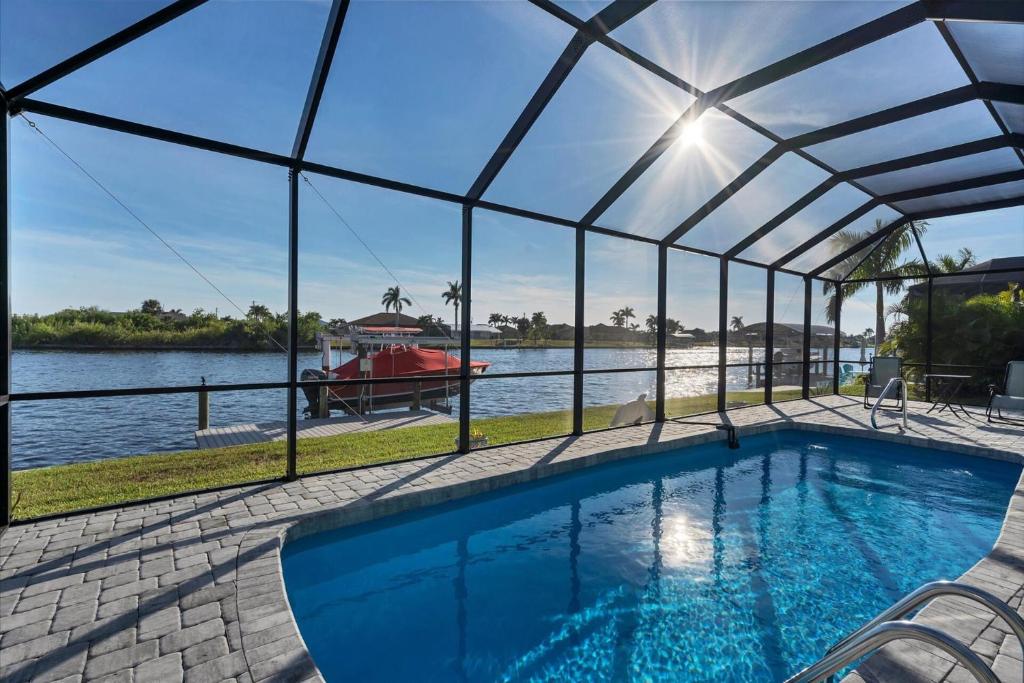 Charlotte County Villa 5872: Canal-Front Private Pool Oasis, Placida ...