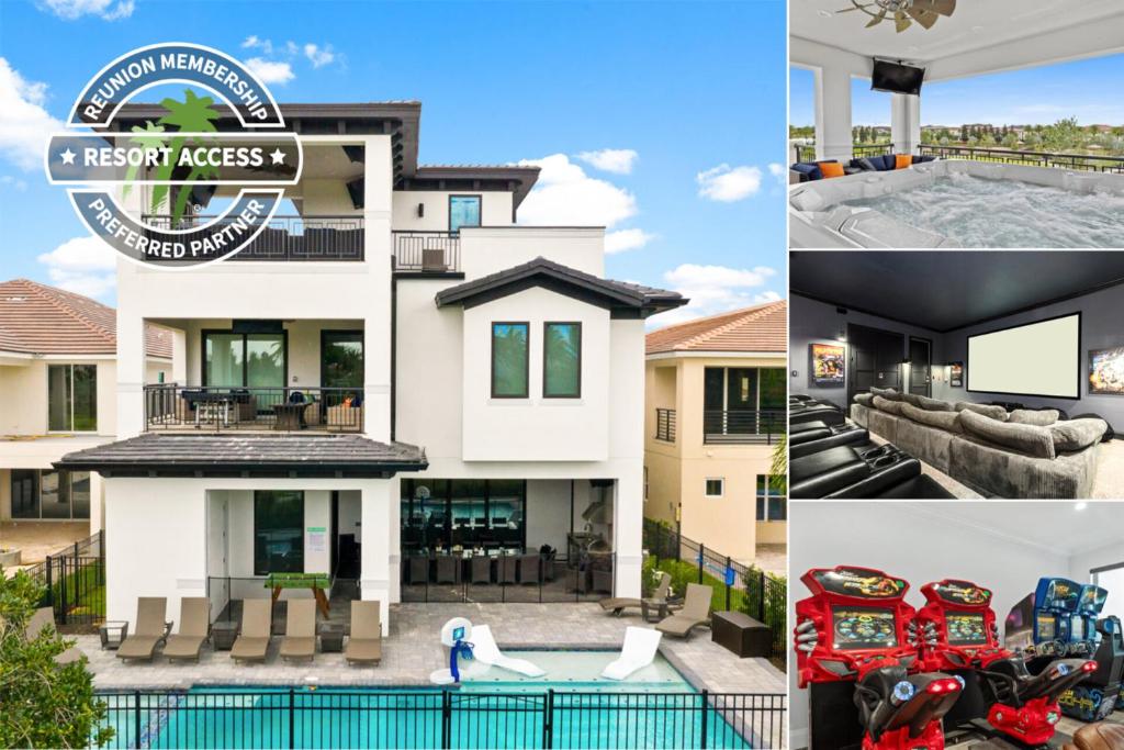 Beautiful Mansion with Private Pool on Reunion Resort and Spa Orlando ...
