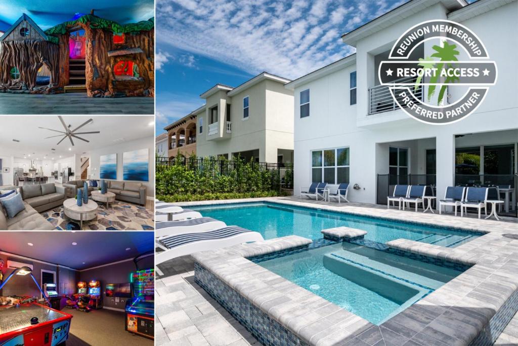 Mansion with Private Pool on Reunion Resort and Spa Orlando Mansion ...