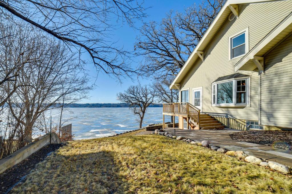 Big Stone Lake Access Home with Private Beach, Ortonville (updated ...