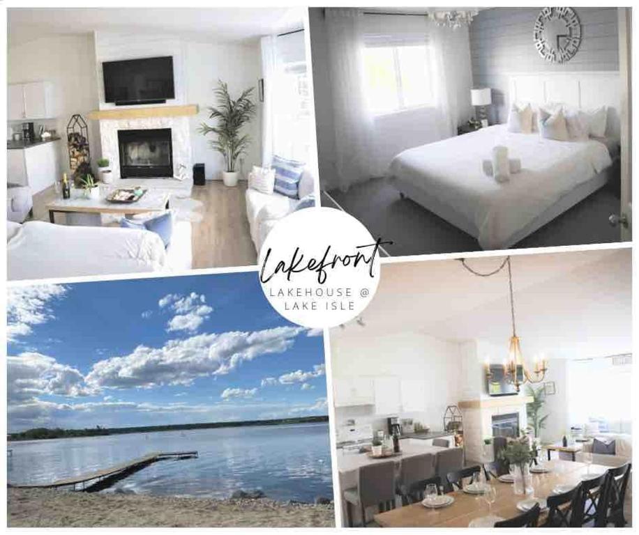 Lake Isle Lakehouse - Private Beach - Ice Fishing, Seba Beach (updated ...